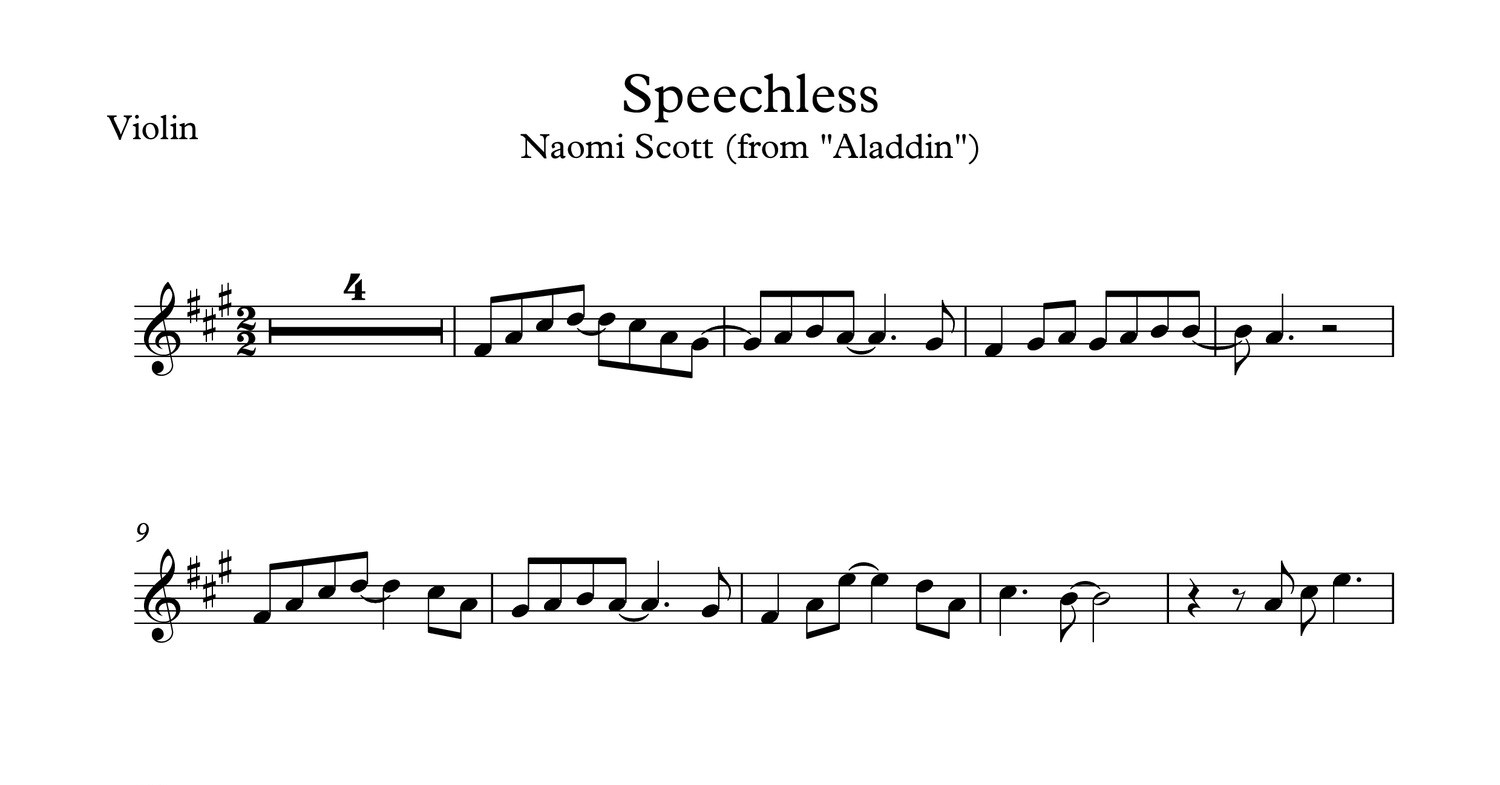 Speechless (violin).pdf | DocDroid
