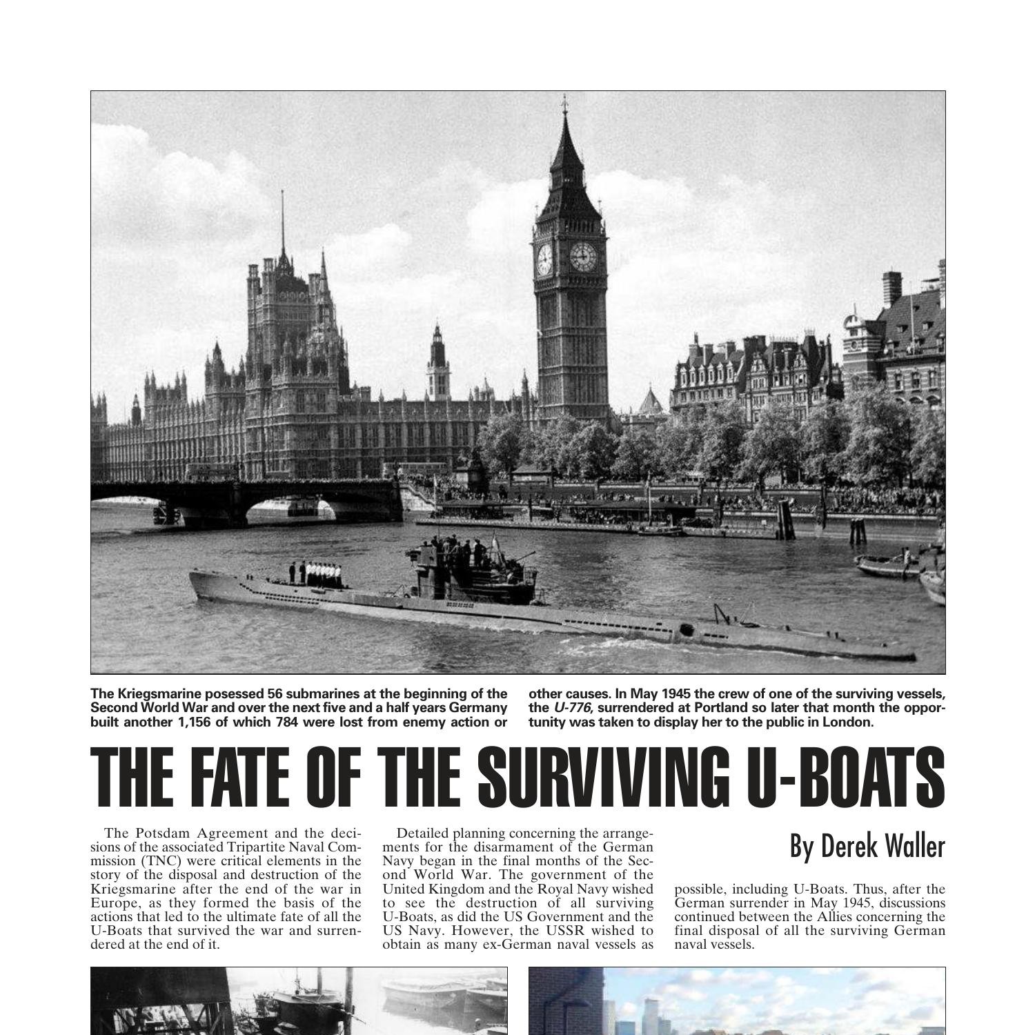 The Fate Of The Surviving U Boats After The Battle 187 Pdf Docdroid