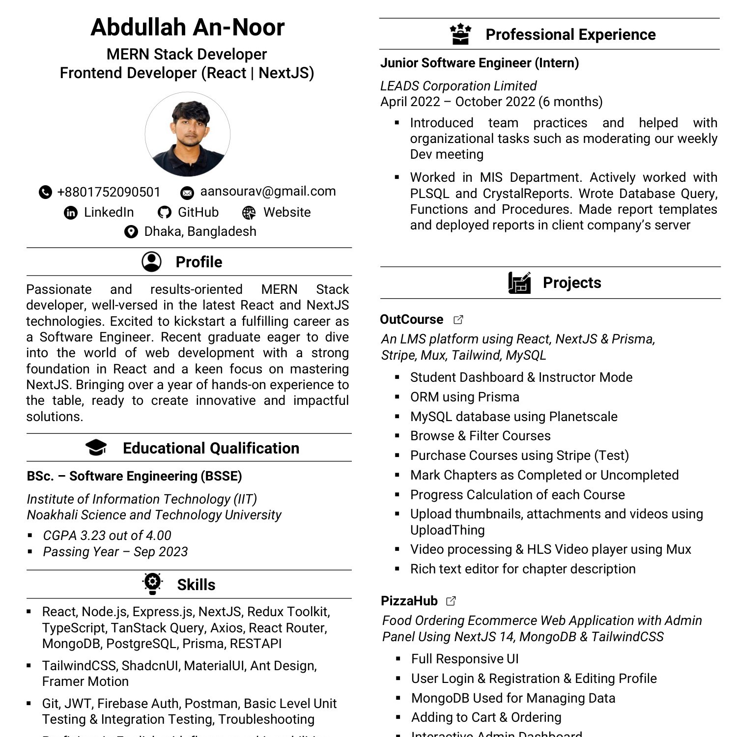 Abdullah An-Noor_Resume.pdf | DocDroid