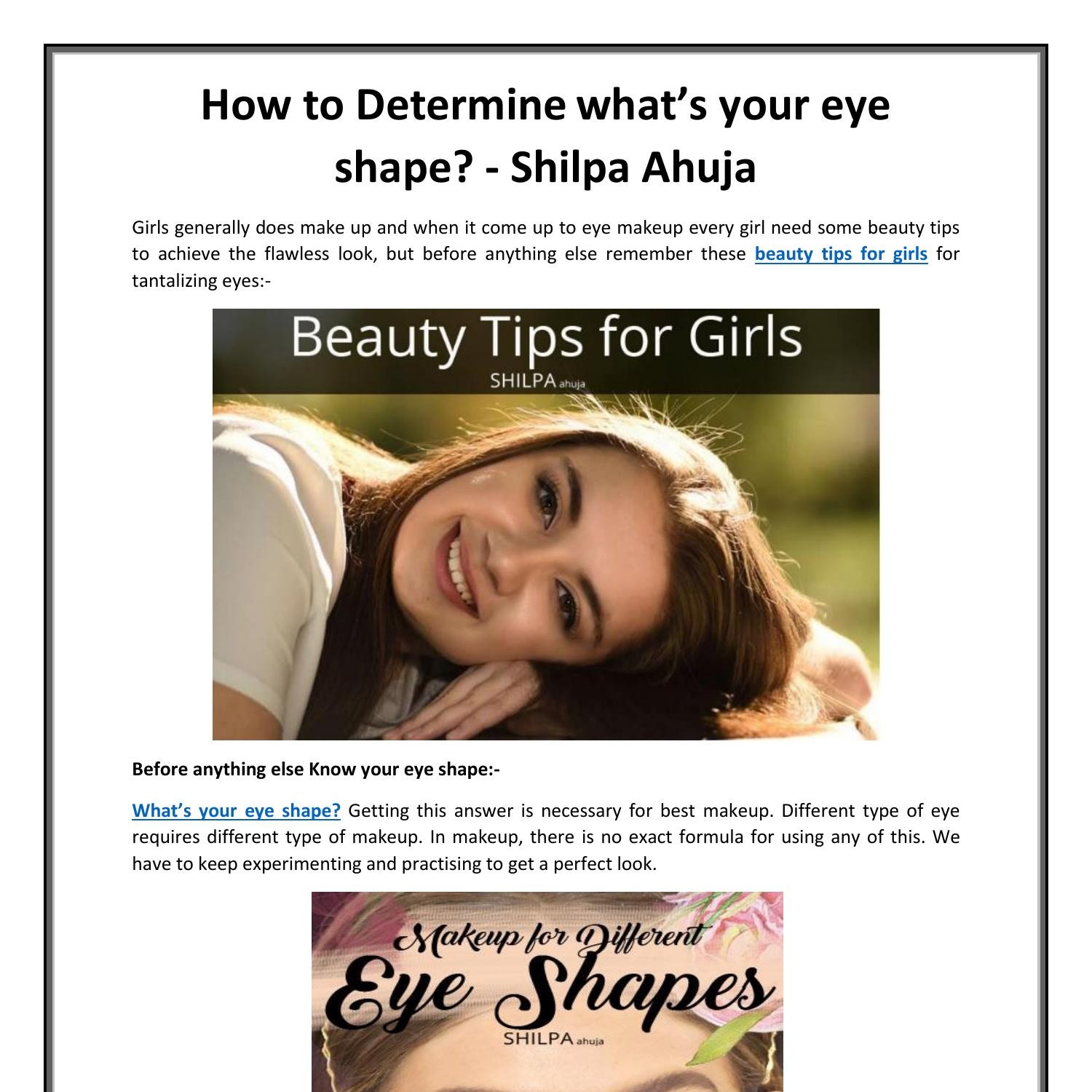 How to Determine what’s your eye shape - Shilpa Ahuja-converted.pdf | DocDroid