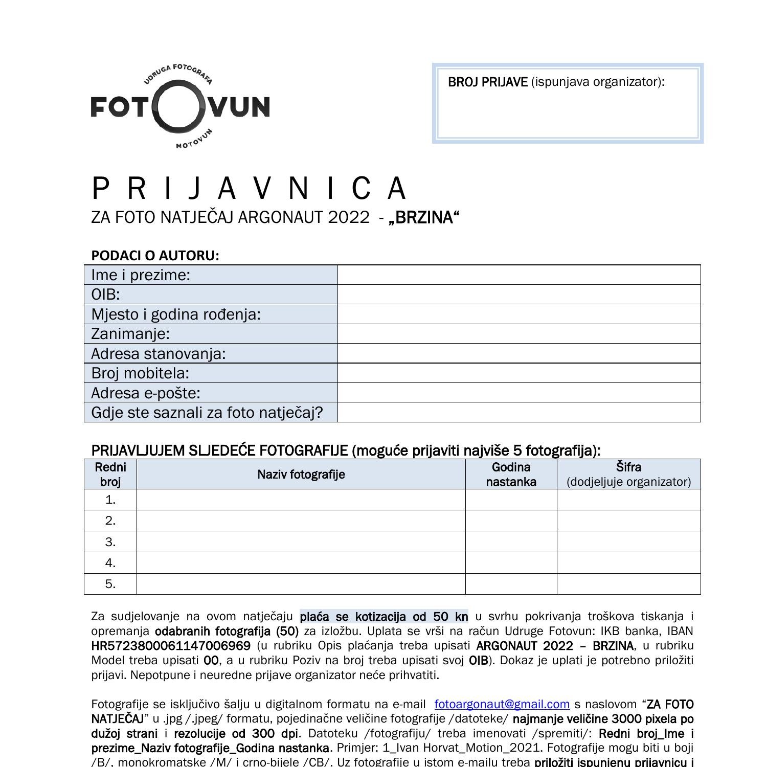 prijavnica - foto natječaj ARGONAUT 2022.doc | DocDroid