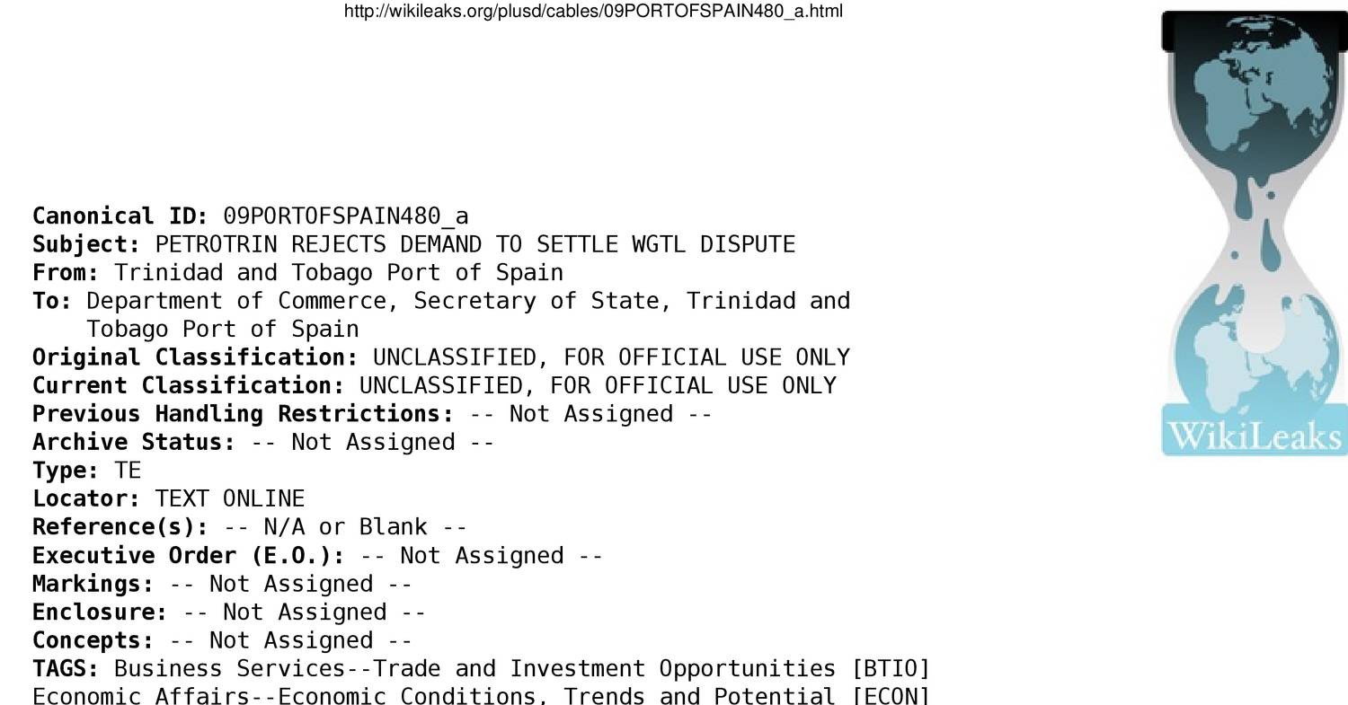 PETROTRIN-REJECTS-DEMAND-TO-SETTLE-WGTL-DISPUTE.pdf | DocDroid