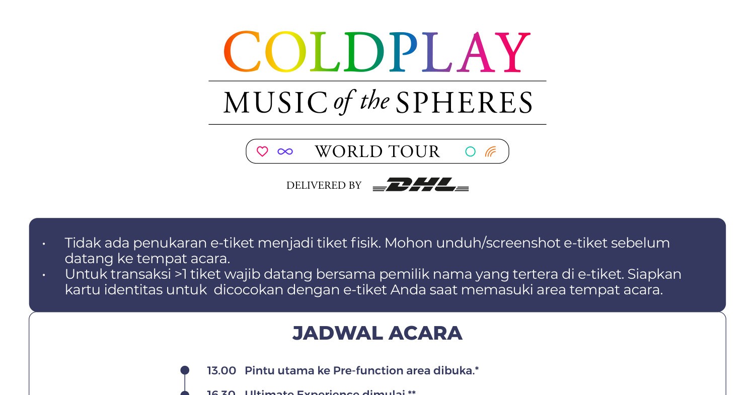 Informasi E-tiket Coldplay Music of The Spheres World Tour Jakarta.pdf | DocDroid