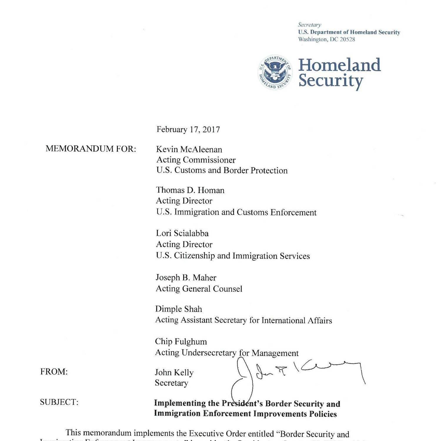 DHS implementation border security policies.pdf | DocDroid