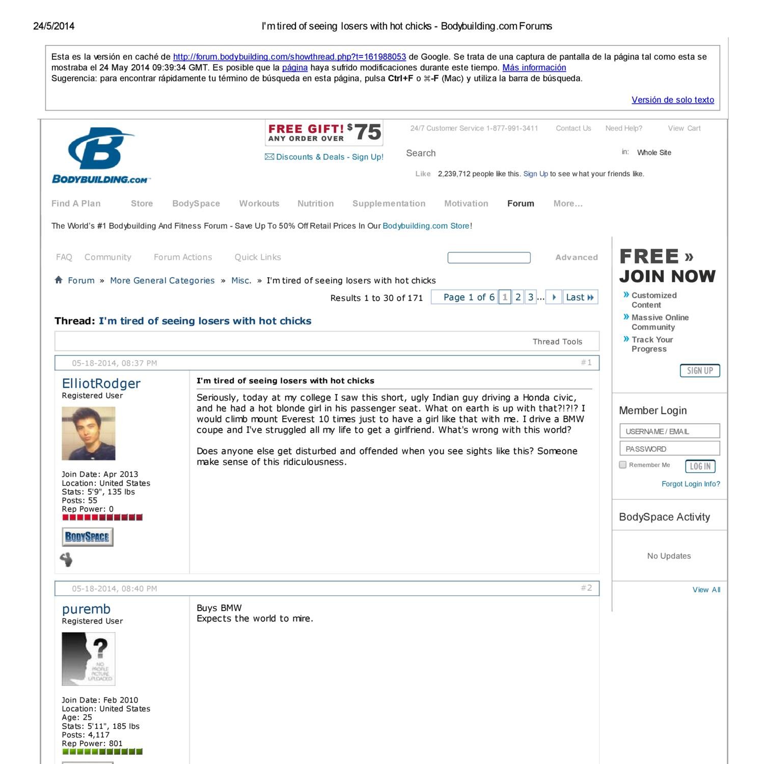 I'm tired of seeing losers with hot chicks - Bodybuilding.com Forums .pdf | DocDroid