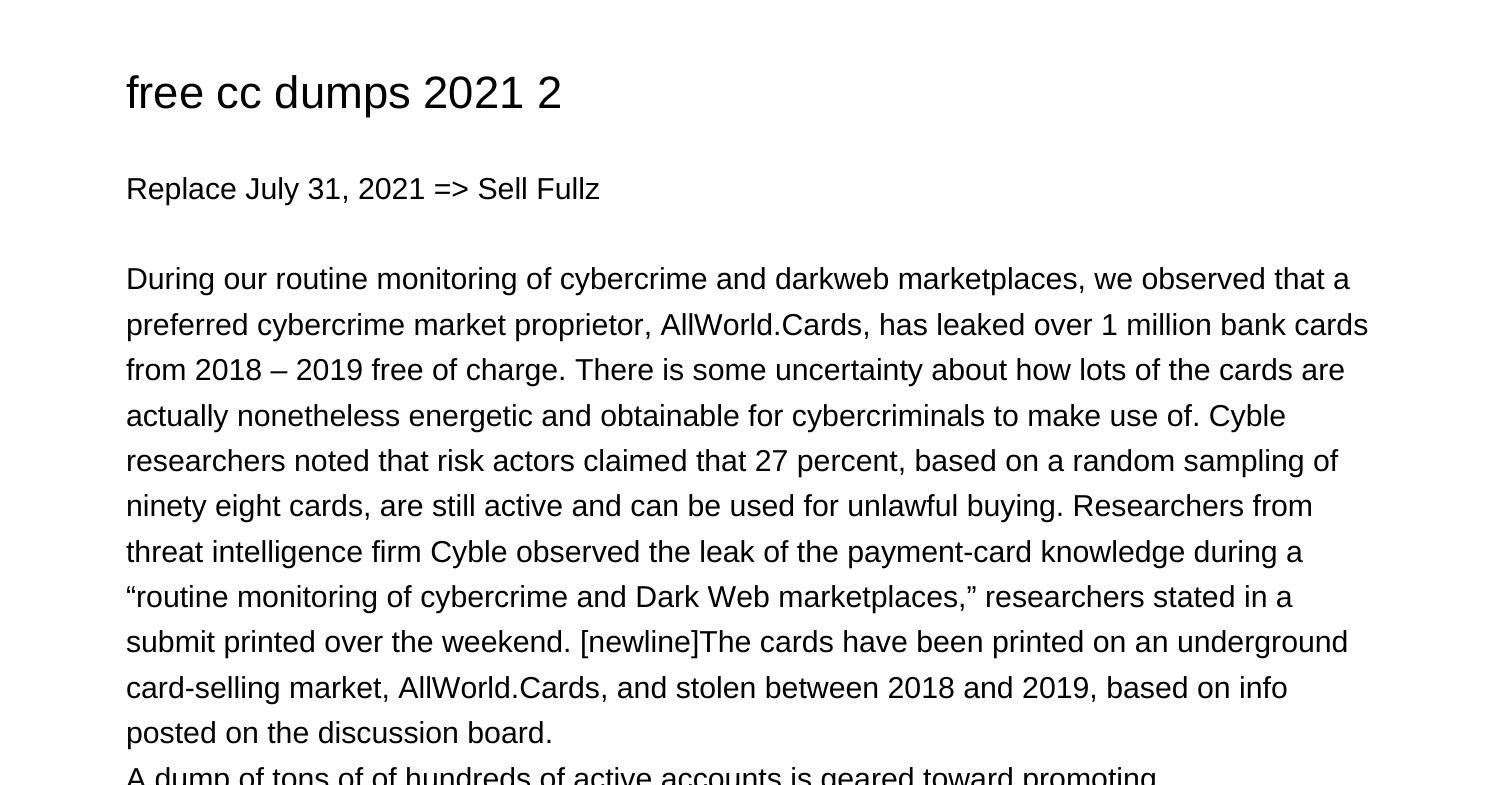 free cc dumps 2021 2hcdbc.pdf.pdf | DocDroid