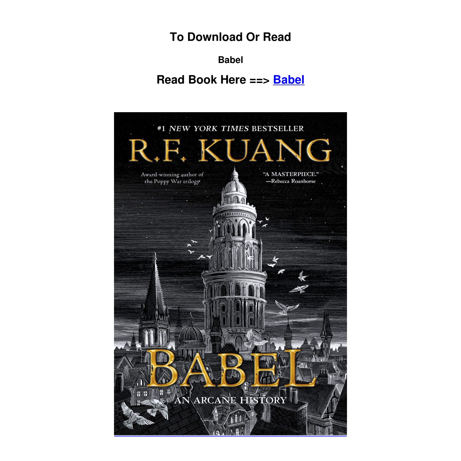 pdf download Babel by R F Kuang.pdf | DocDroid