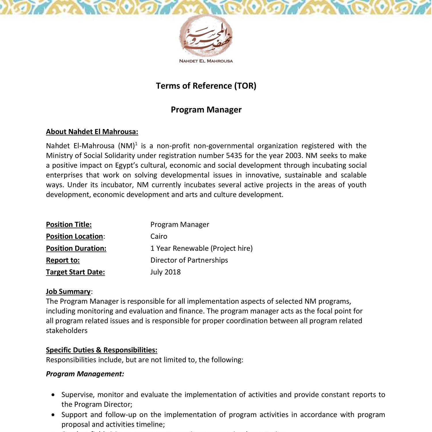 Program Manager TOR May 2018.pdf | DocDroid