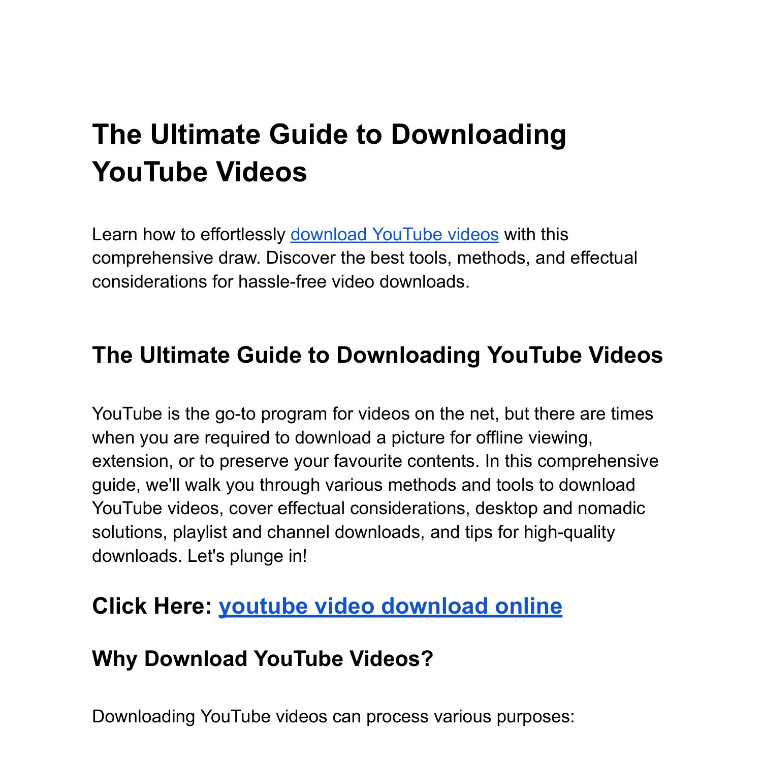 youtube video downloader.pdf | DocDroid