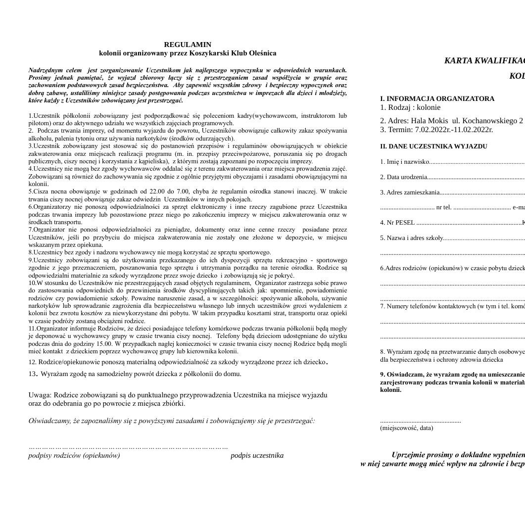 karta kwalifikacyjna półkolonia 2022.pdf | DocDroid