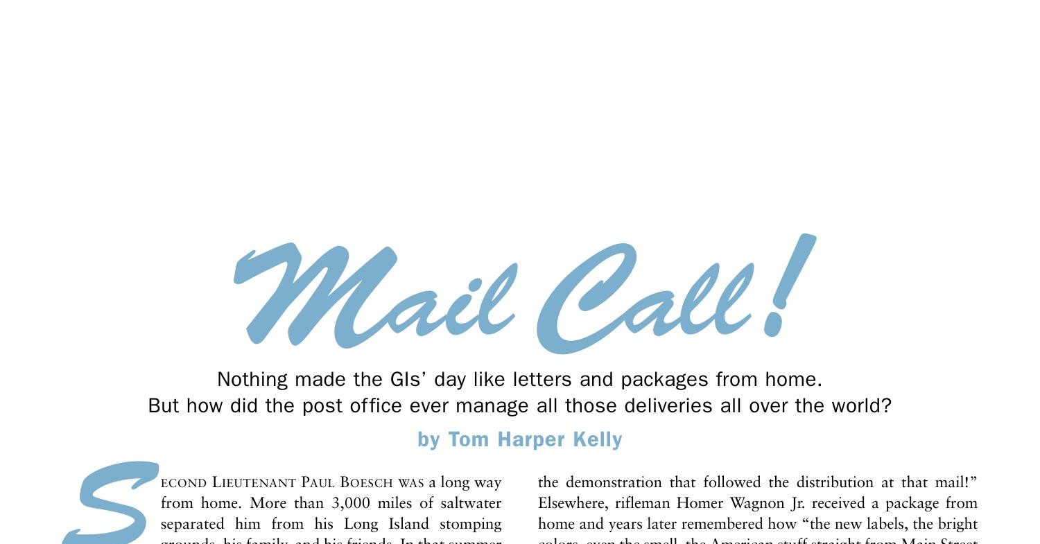 mail call America in WWII 2019-04.pdf | DocDroid