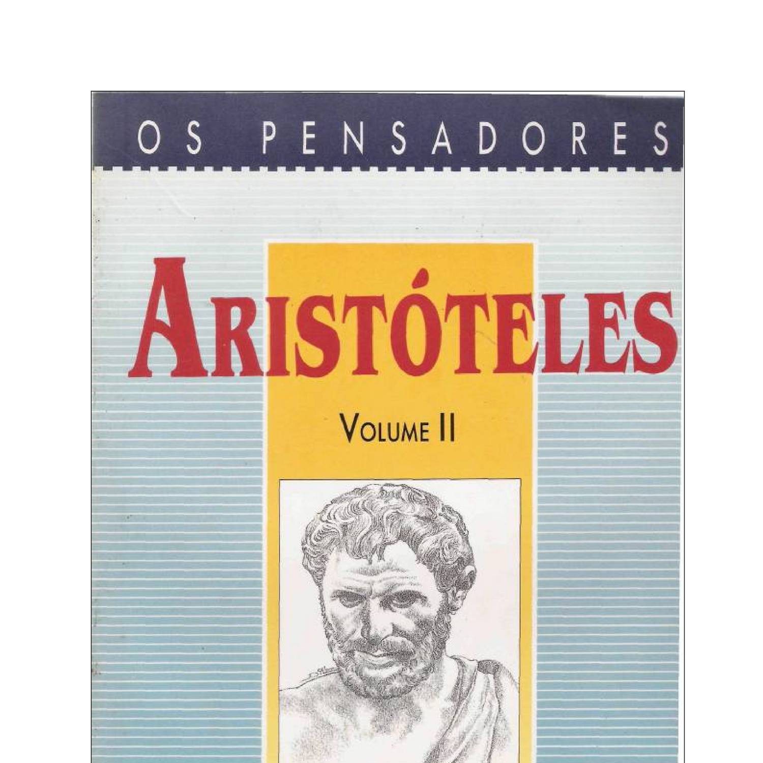 Coleção Os Pensadores - Aristóteles Vol.II.pdf | DocDroid