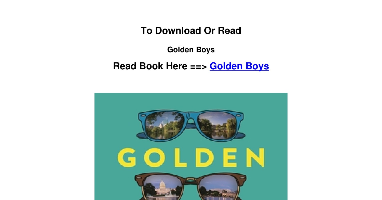 PDF DOWNLOAD Golden Boys BY Phil Stamper.pdf | DocDroid