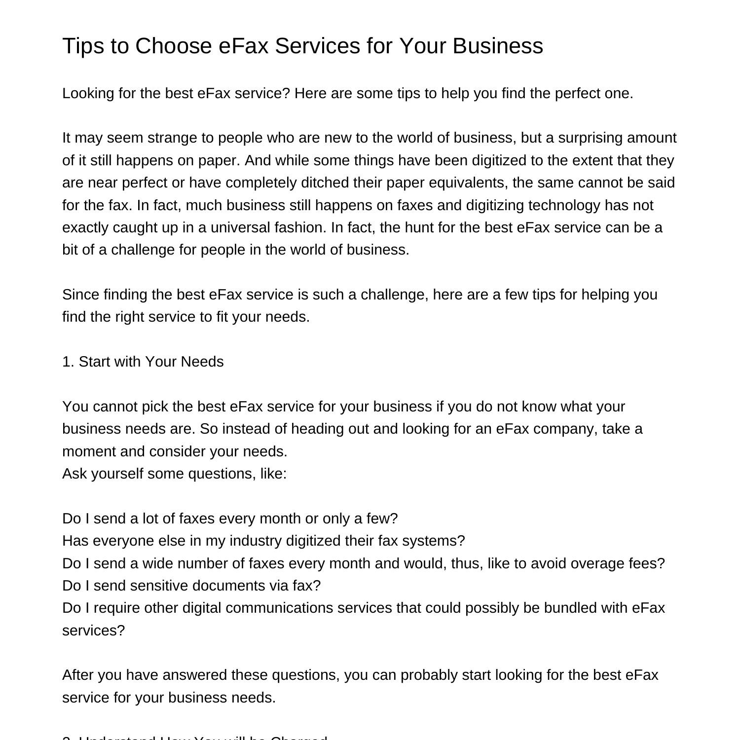 Tips to Choose eFax Services for Your Businessegird.pdf.pdf | DocDroid
