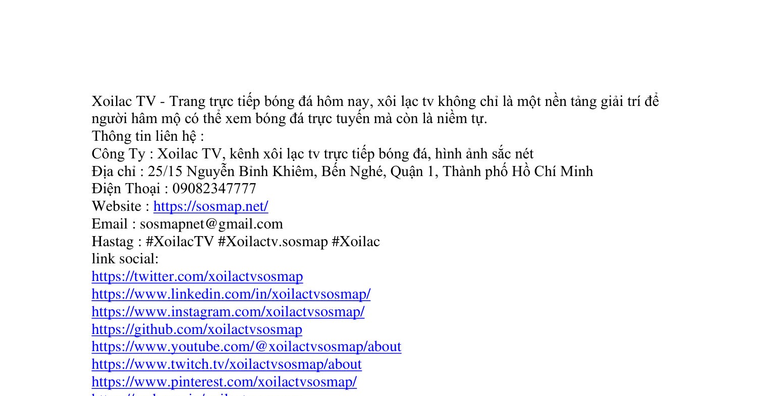 Xoilac TV.docx | DocDroid