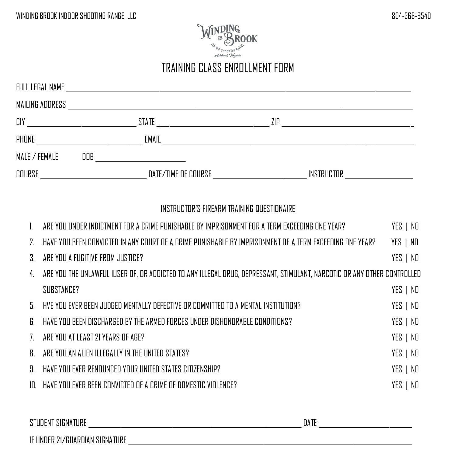 TRAINING ENROLLMENT FORM 2019.pdf | DocDroid