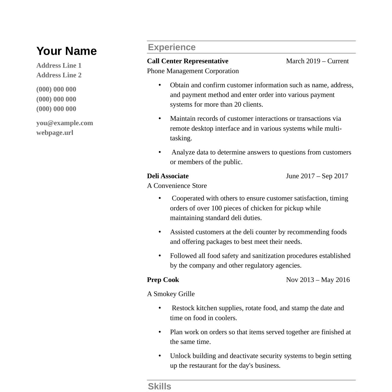 Resume Rough Draft.pdf | DocDroid