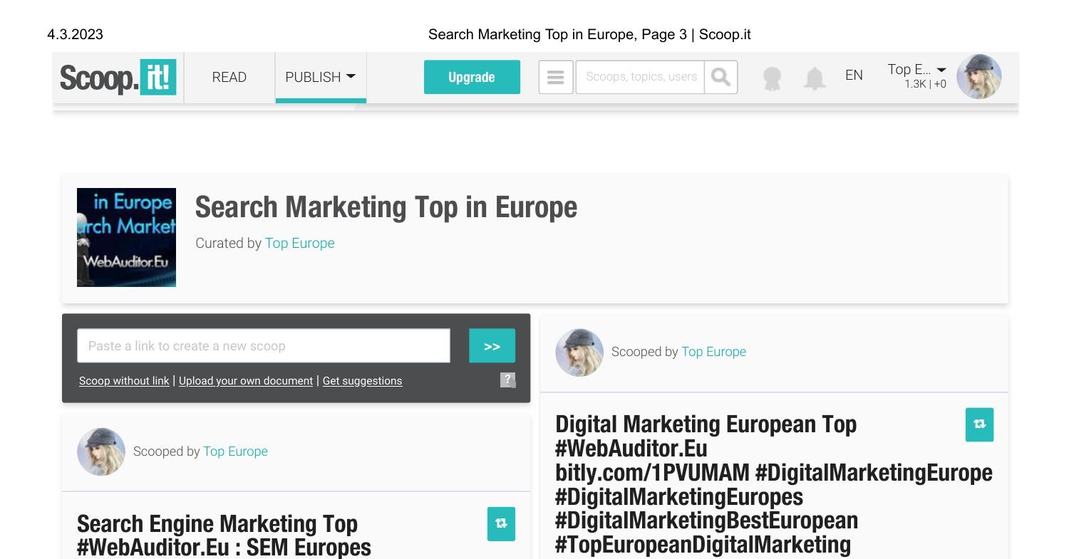 Search Marketing Top in Europe, Page 3 _ Scoop.it Advertising Best Shops Europe.pdf | DocDroid