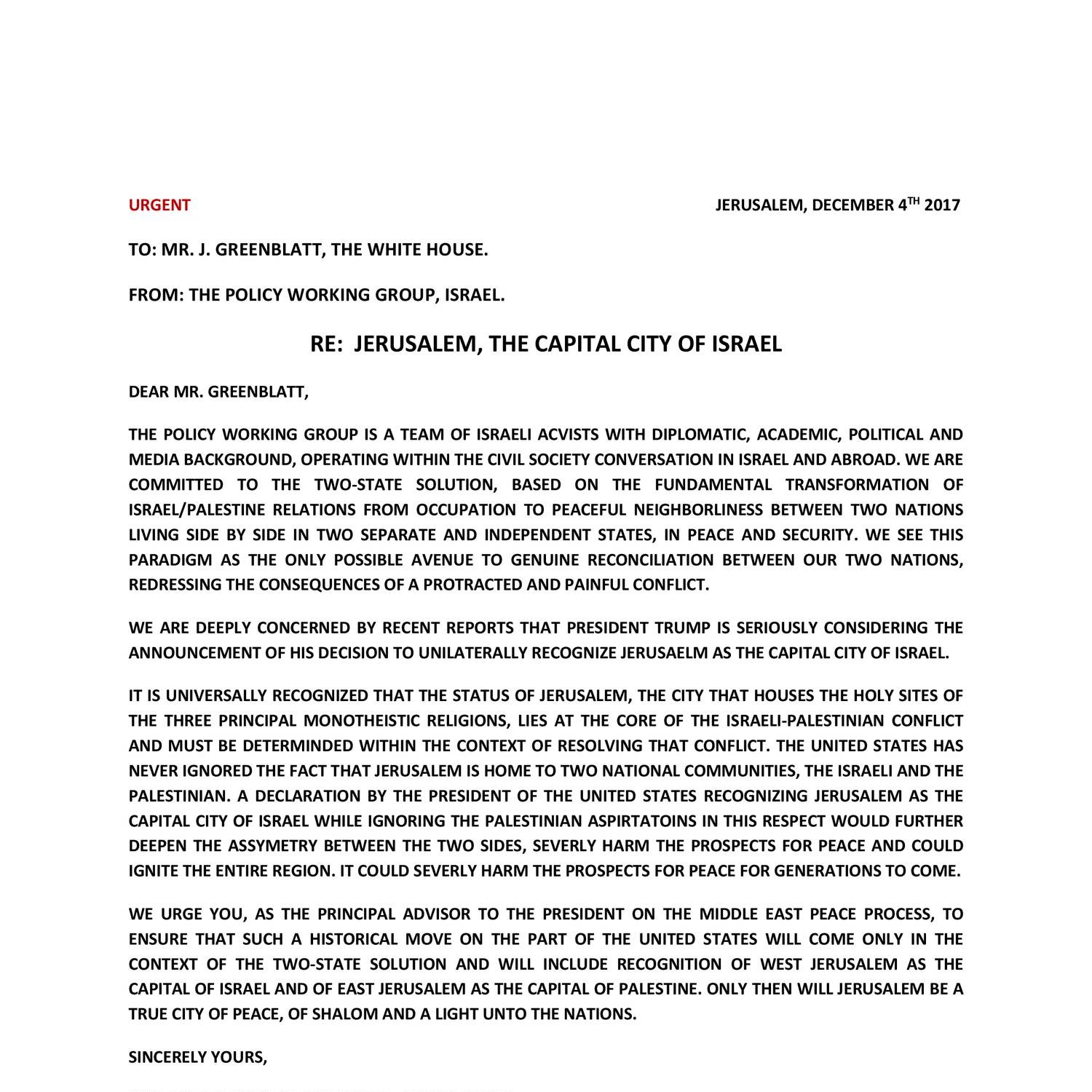 Letter of PMG on the decision of Trump on Jerusalem.pdf | DocDroid
