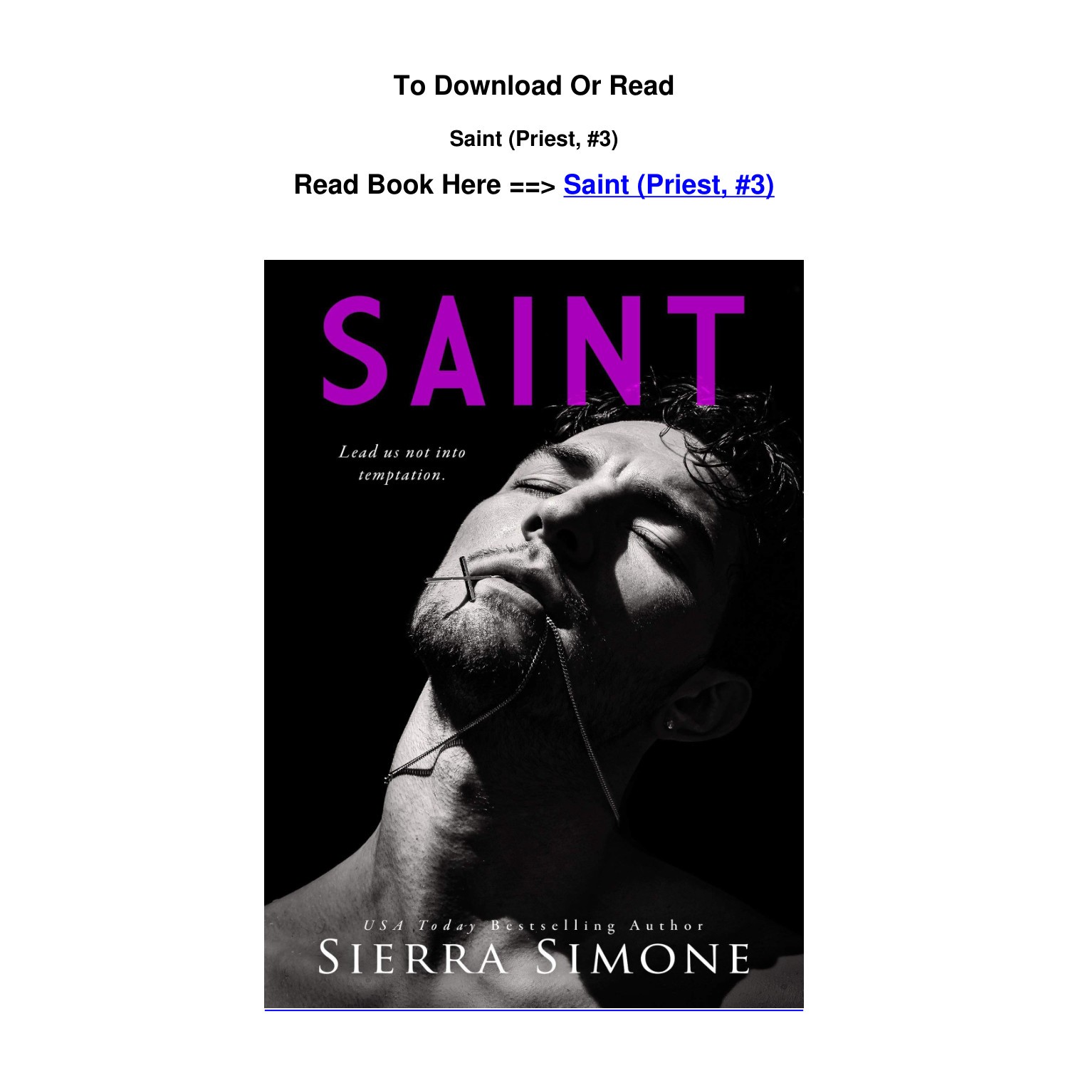 Download Pdf Saint Priest 3 By Sierra Simone Pdf Docdroid