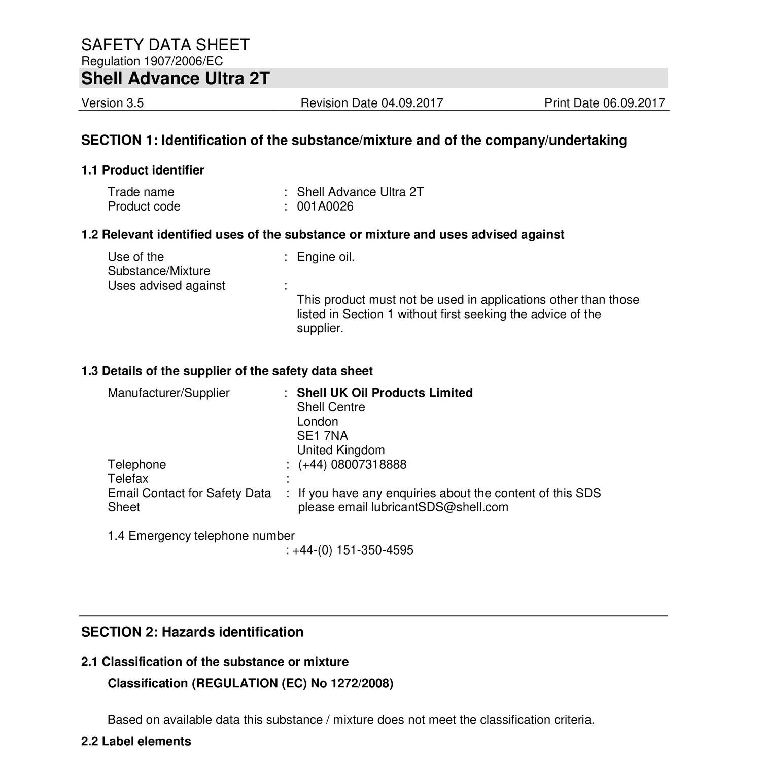 advance ultra 2t msds.pdf | DocDroid