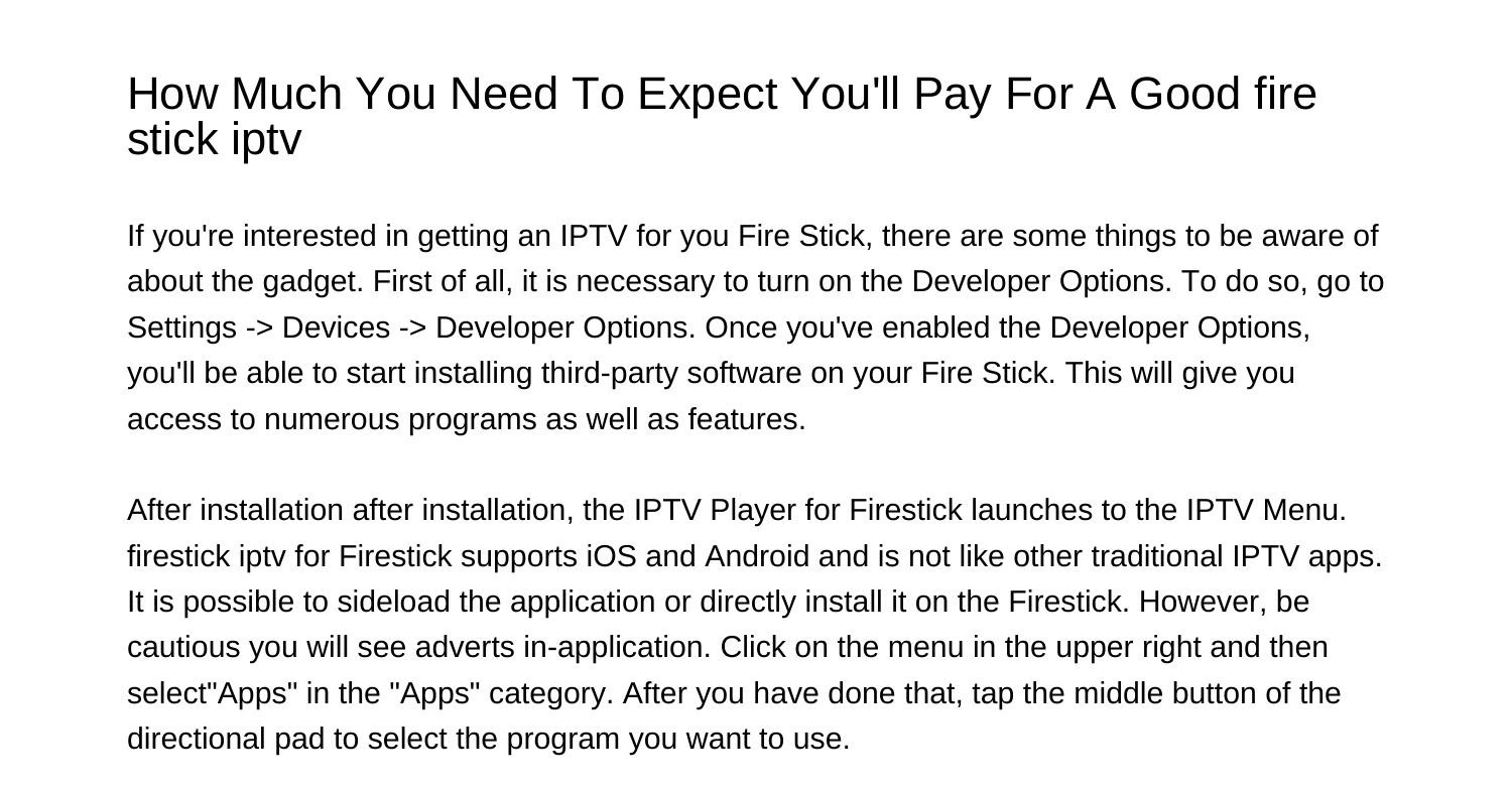 fire stick iptv An Overviewzsiof.pdf.pdf | DocDroid