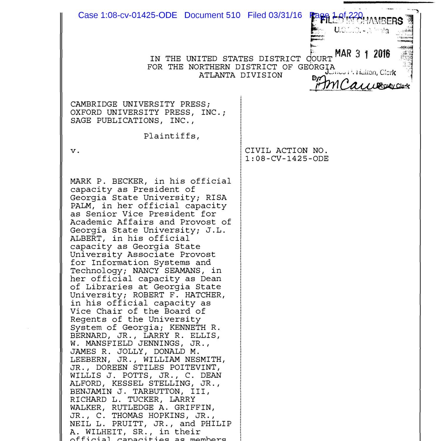 DKT No. 510 Order dated 2016_03_31.pdf | DocDroid