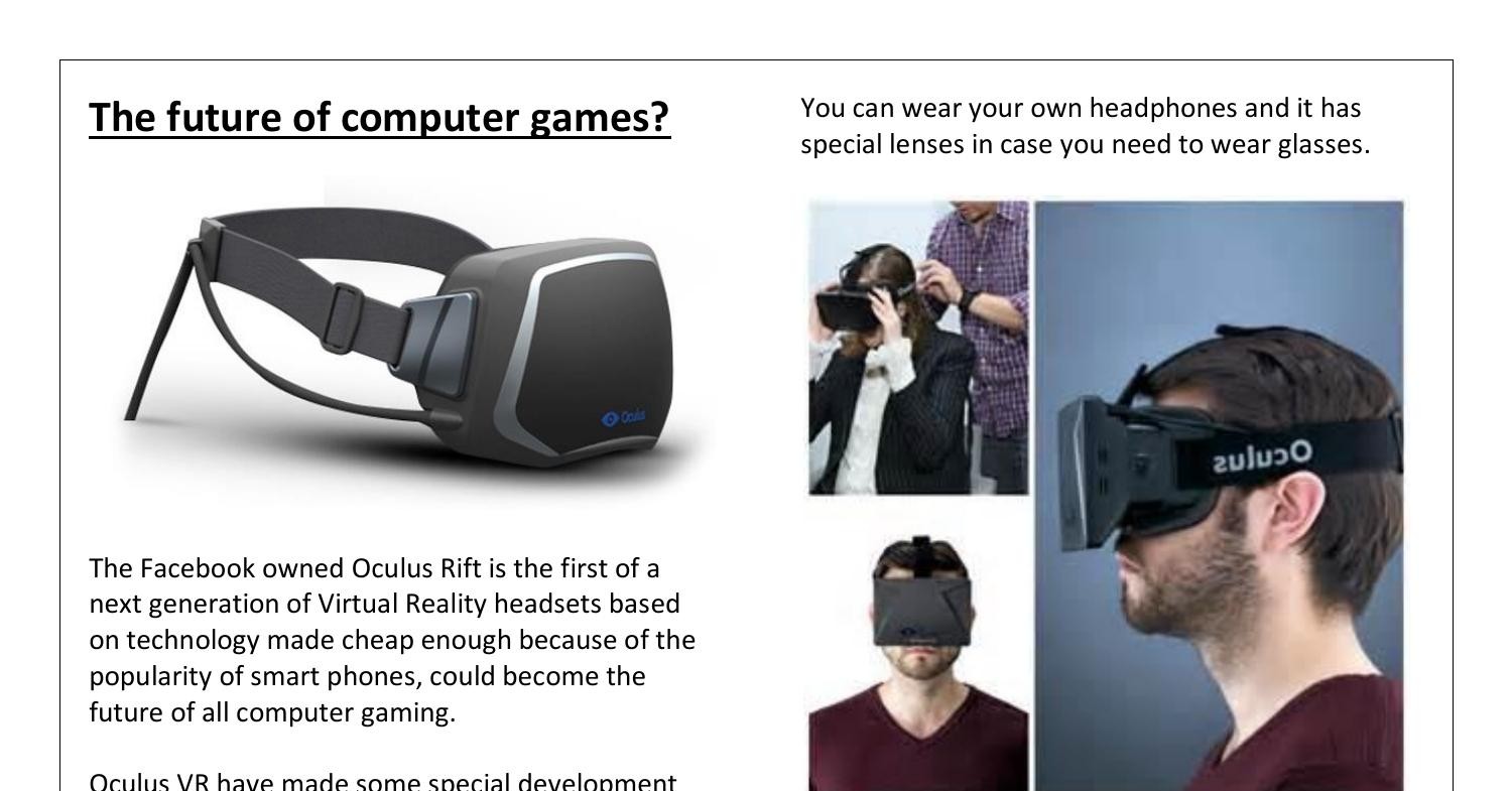 the-future-of-computer-games-reading-comprehension-exercises_73855.pdf ...