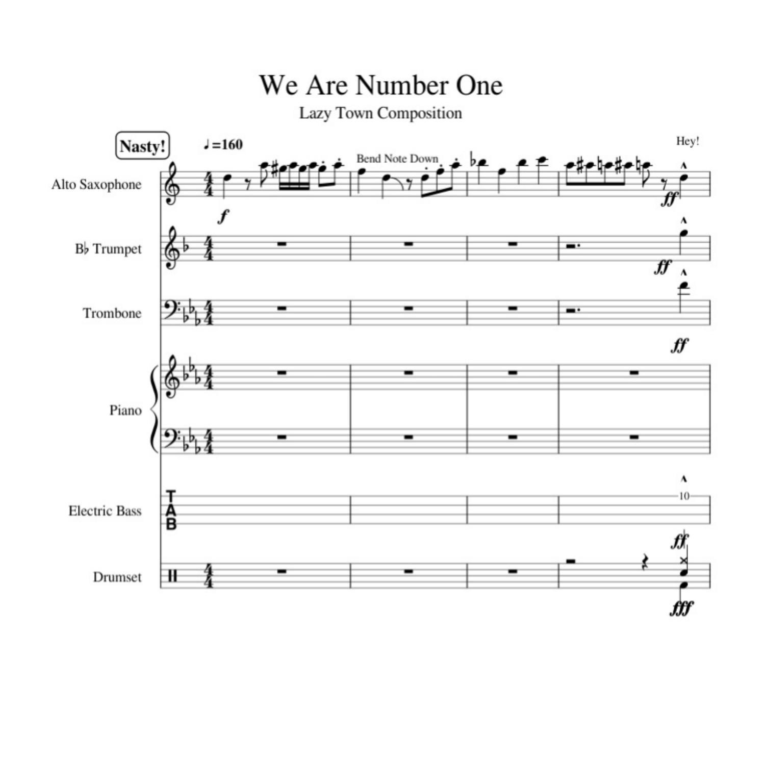 We+Are+Number+One+sheet+music+-+Lazy+Town.pdf | DocDroid