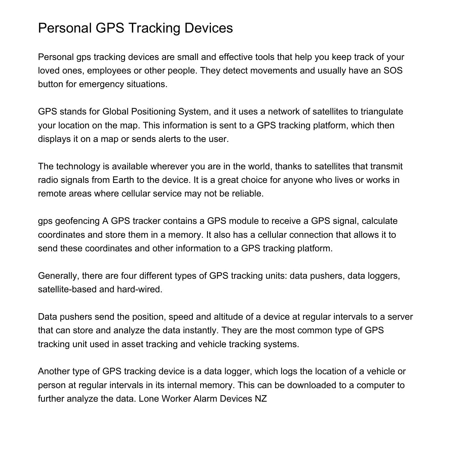 Personal GPS Tracking Devicesuzakt.pdf.pdf | DocDroid