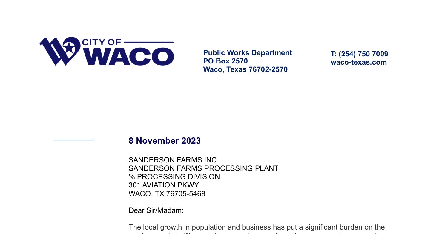 Letters from City of Waco to Businesses.pdf | DocDroid