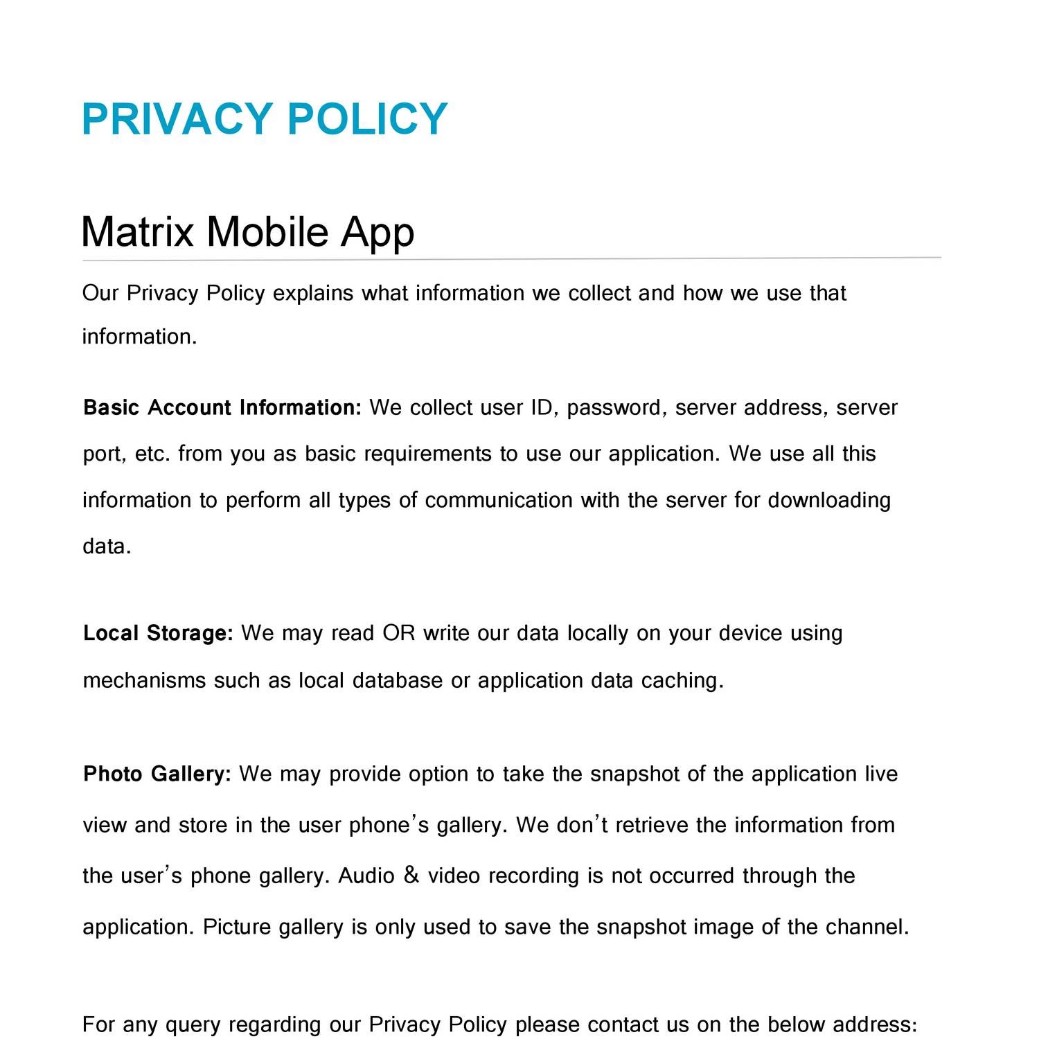 matrix-privacy-policy.pdf | DocDroid