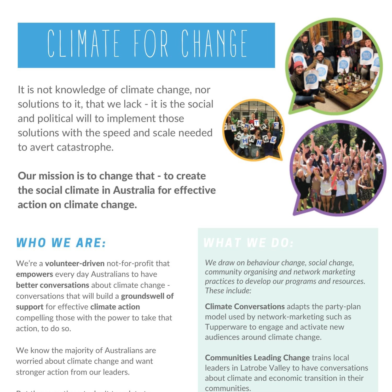 Climate for Change One Pager.pdf | DocDroid