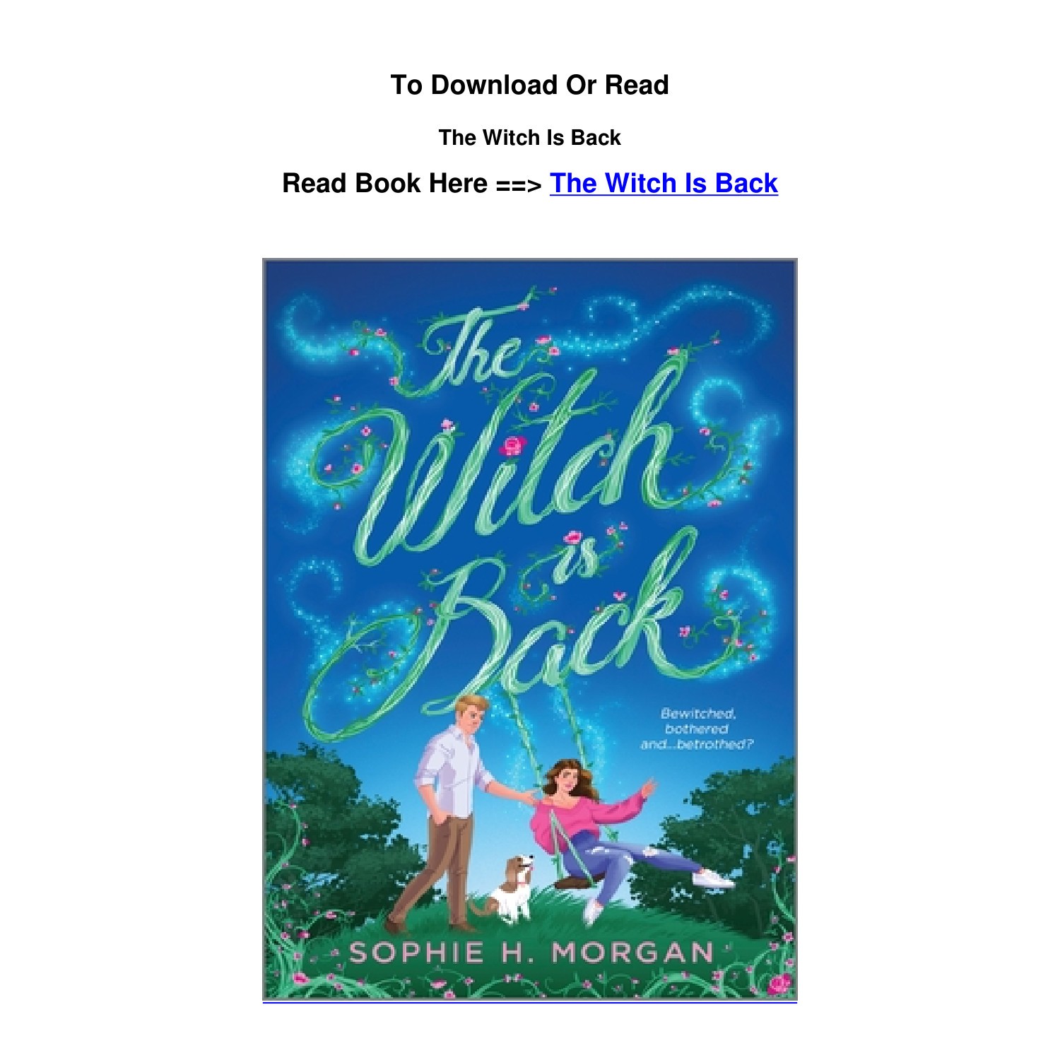 download EPub The Witch Is Back by Sophie H Morgan.pdf | DocDroid