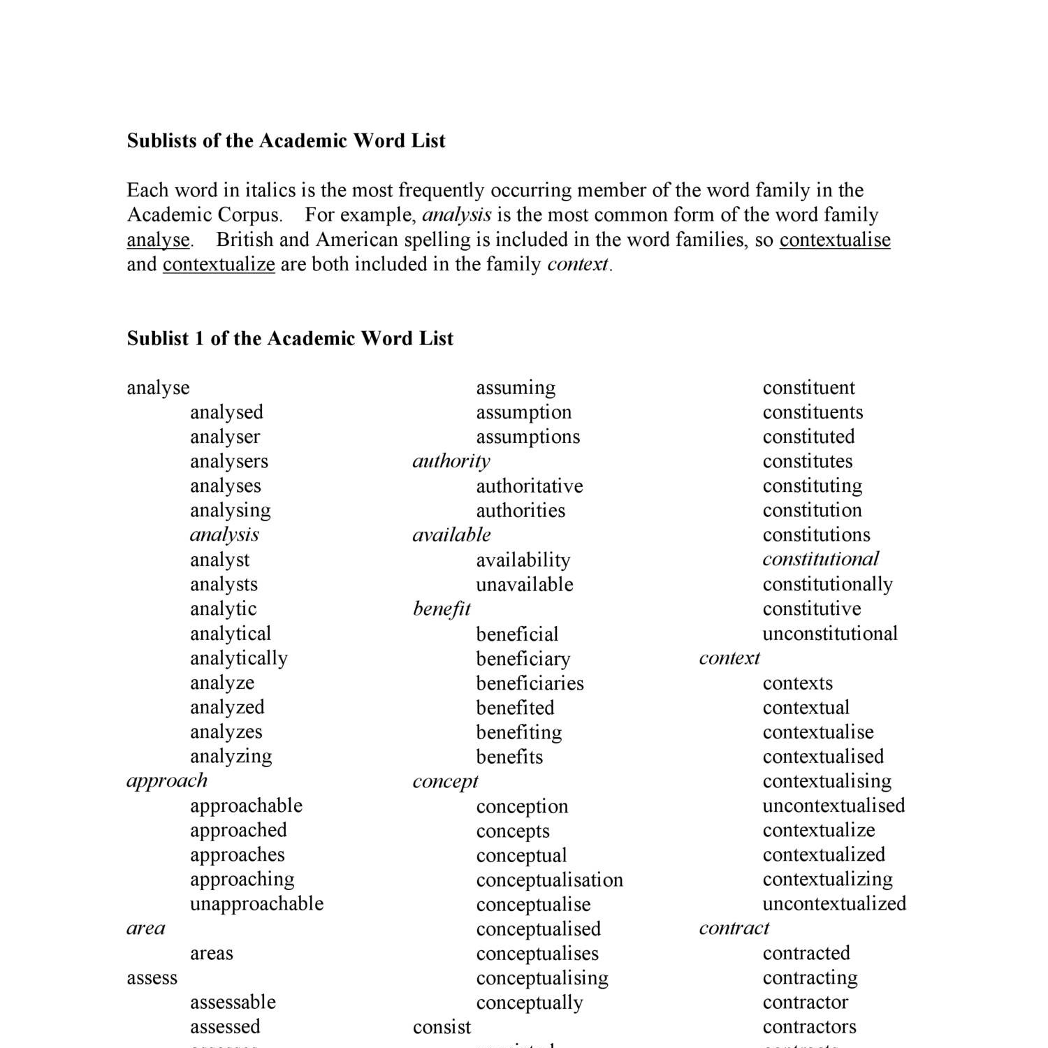 The Academic Word List.pdf | DocDroid