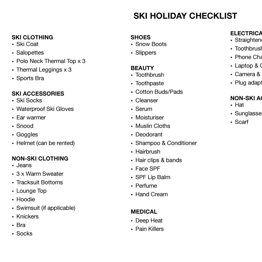 Ski Packing List.pdf | DocDroid