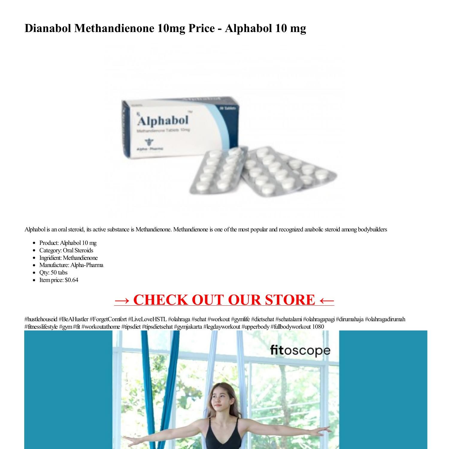 Dianabol Methandienone 10mg Price - Alphabol 10 mg 50 tabs -html.pdf ...