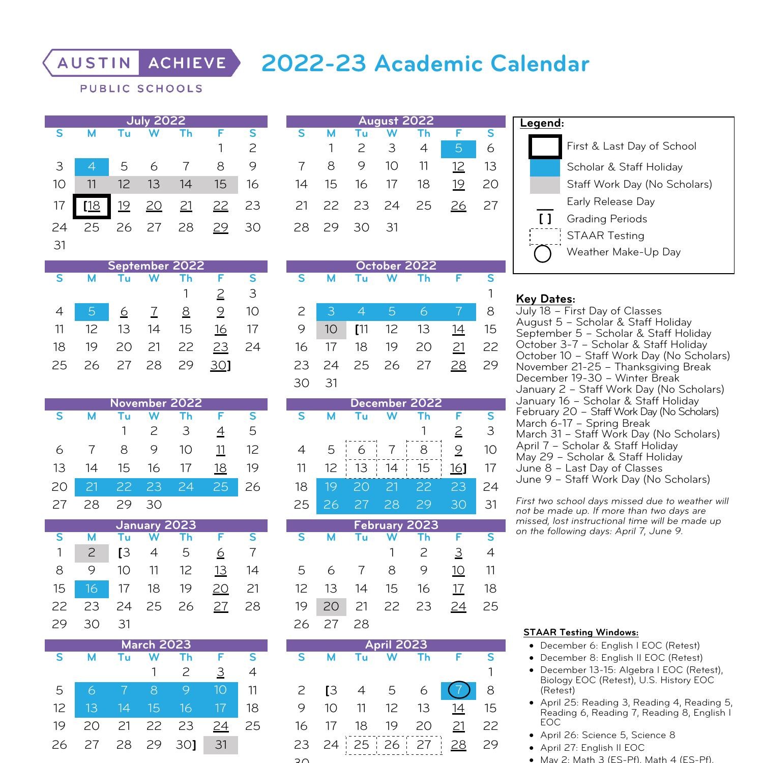AAPS Academic Calendar 2022 23 pdf DocDroid