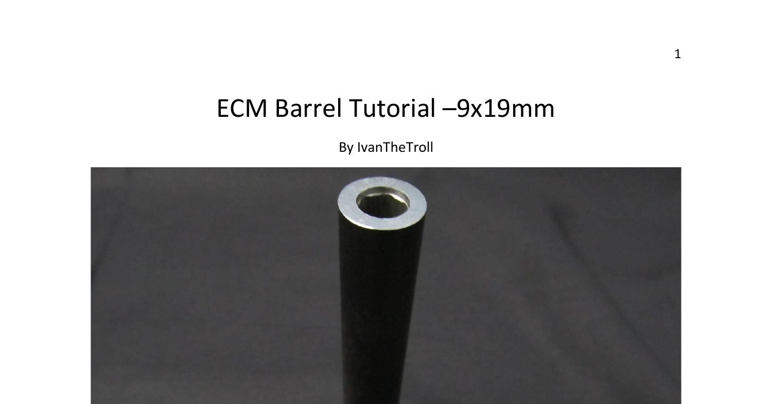 How to make a rifled barrel in Europe FGC9 FGC-9 9x19mm 9mm.pdf | DocDroid