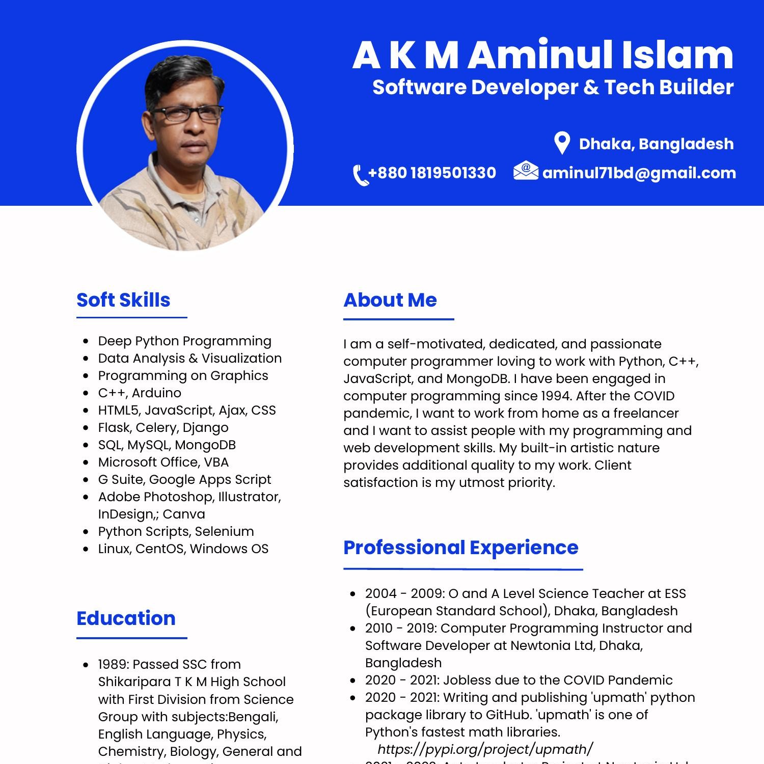 CV_A K M Aminul Islam.pdf | DocDroid