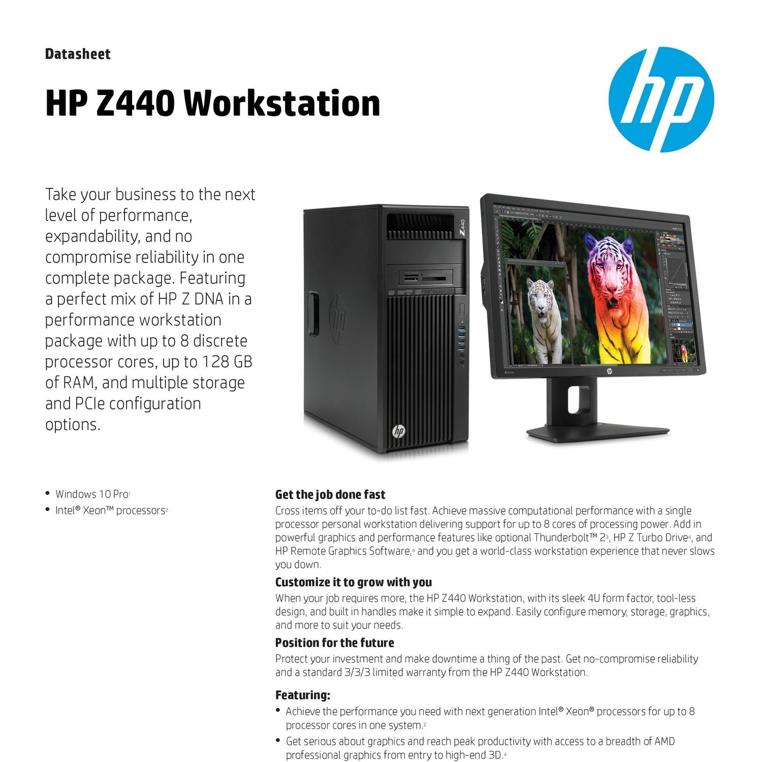 HP Workstation Z440 datasheet.pdf | DocDroid