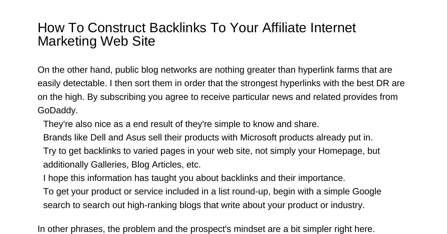 How To Build Backlinks To Your Online Marketing Websiteytkgb.pdf.pdf | DocDroid
