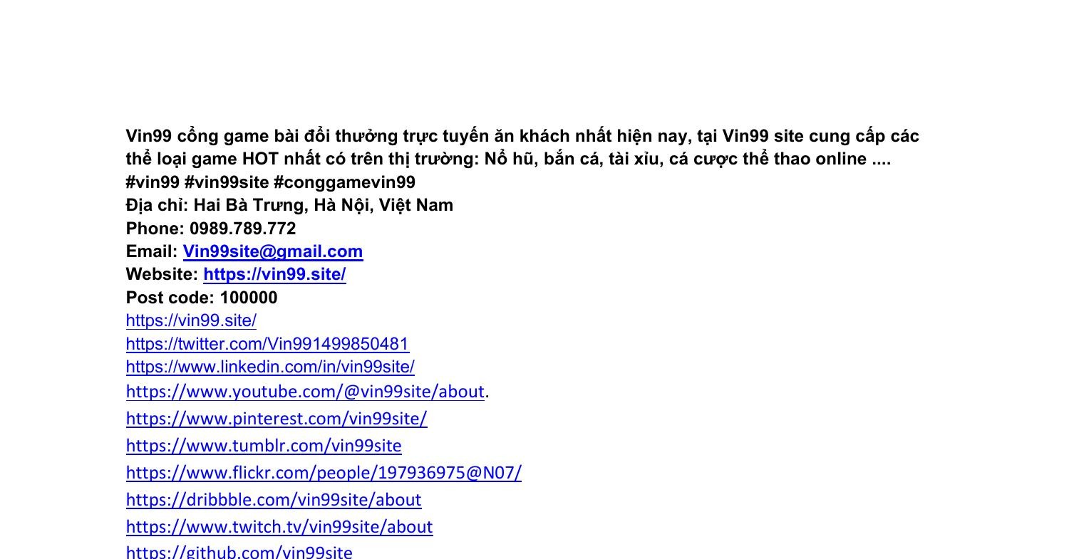 vin99site.docx | DocDroid