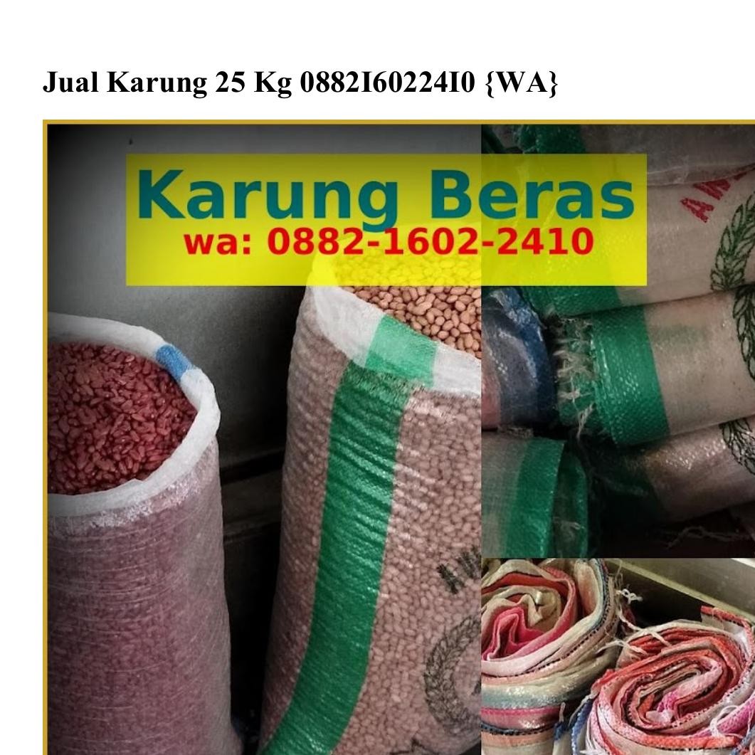 Jual Karung 25 Kg (1).pdf | DocDroid
