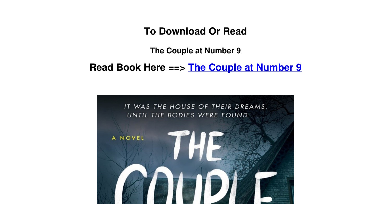 epub Download The Couple at Number 9 BY Claire Douglas.pdf | DocDroid