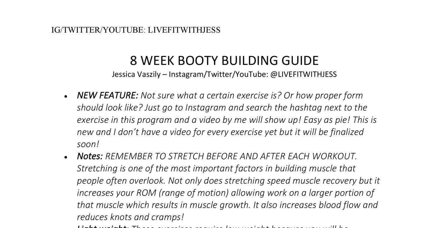 8 WEEK BOOTY BUILDING GUIDE.pdf | DocDroid
