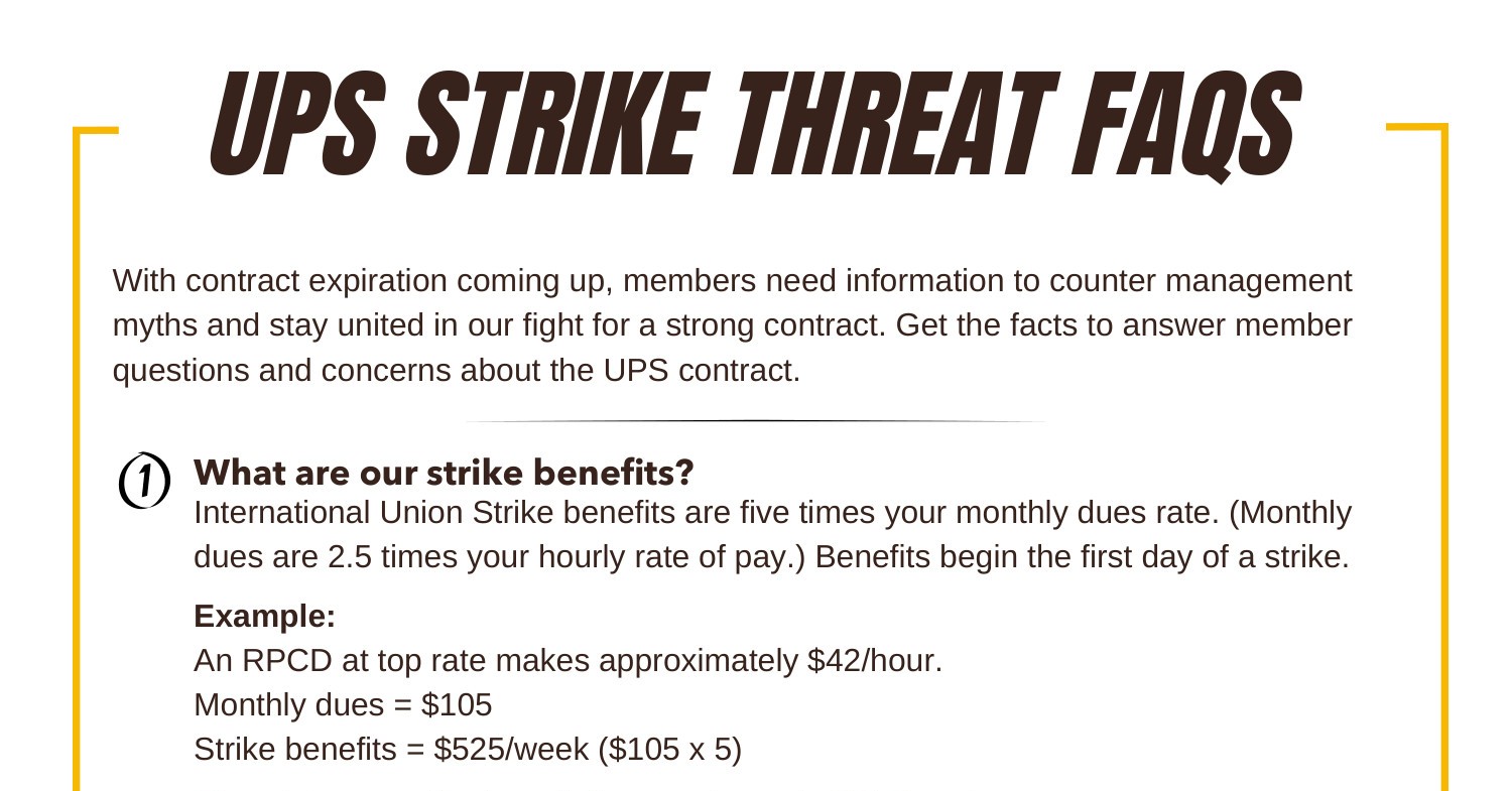 UPS_Strike_Threat_FAQs_Leaflet.pdf | DocDroid