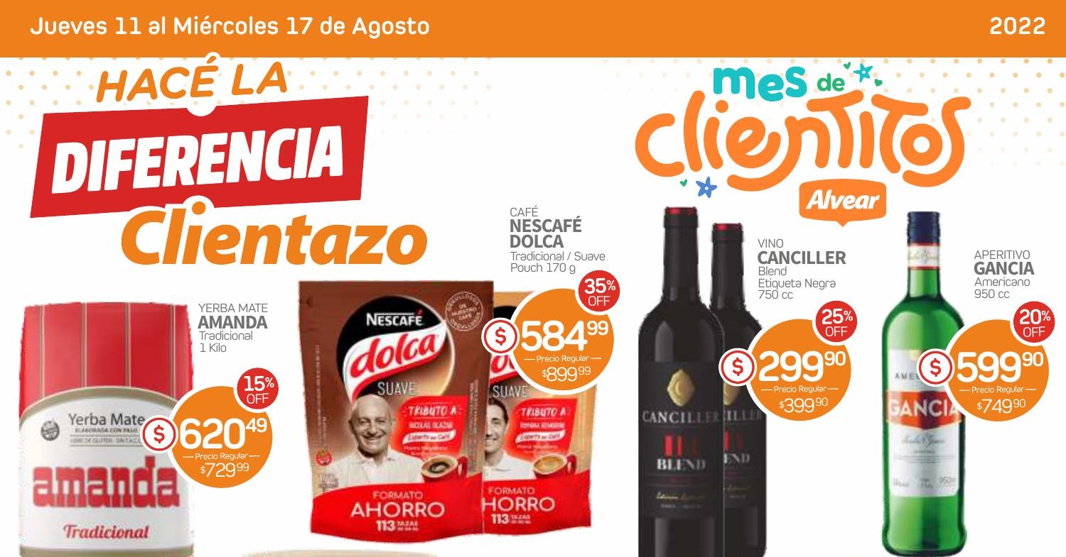 ALVEAR folleto Clientazo - hasta el 17 de agosto.pdf | DocDroid