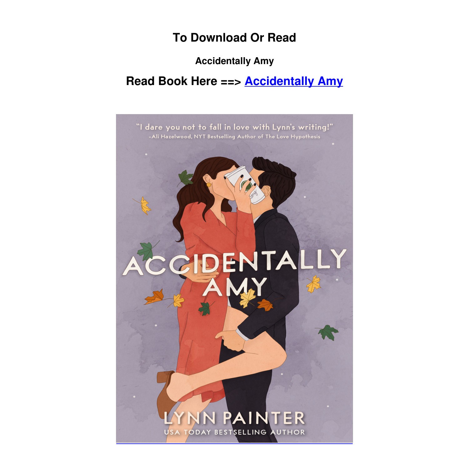 download EPub Accidentally Amy By Lynn Painter.pdf | DocDroid