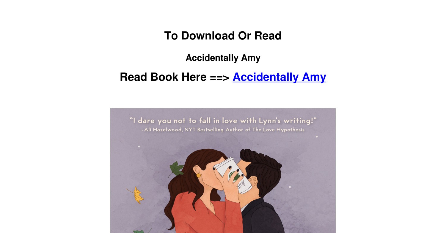 download EPub Accidentally Amy By Lynn Painter.pdf | DocDroid